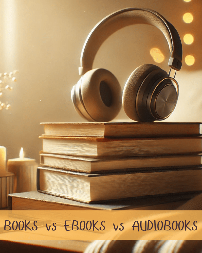 BOOKS VS EBOOKS VS AUDIOBOOKS: THE BATTLE OF FORMATS – Lin's Perspective